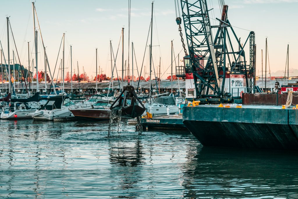 Port of Everett Dredging Maintains River and Marina Basin | Marina Dock Age