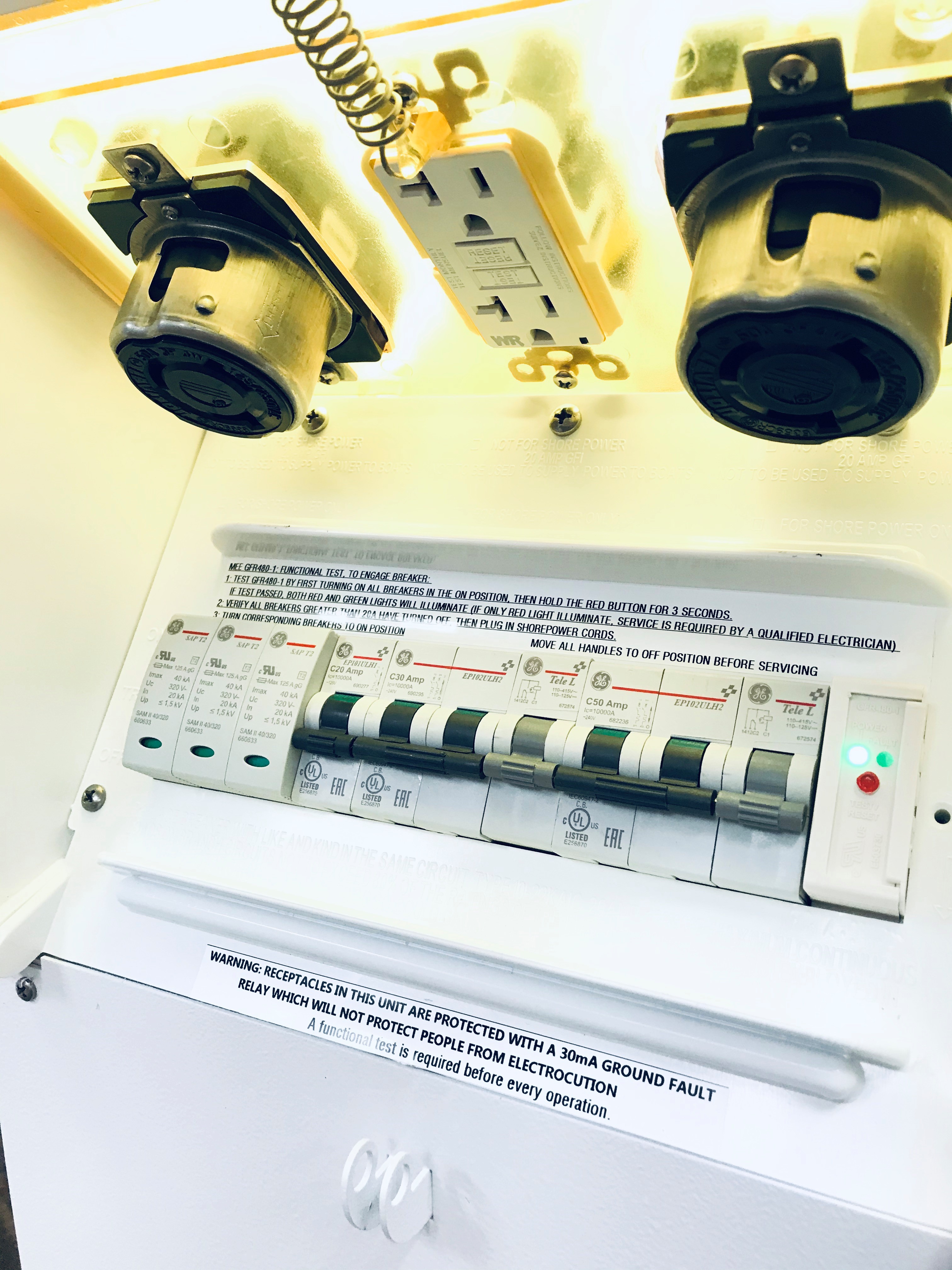 New MEE GFR480-1 Modular Ground Fault Relay Protection System | Marina ...