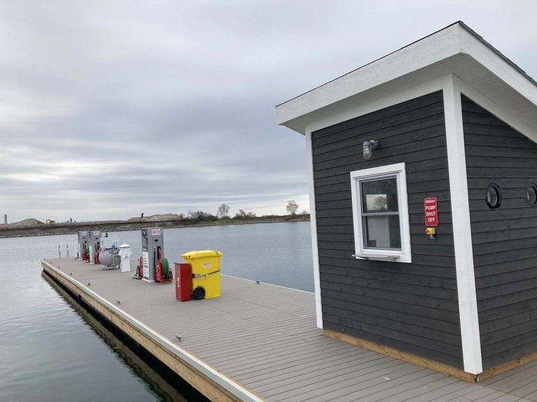 Marina Upgrade Complete on Lake Ontario | Marina Dock Age